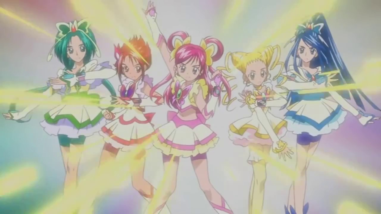 Yes ! Precure 5 Group Transformation - YouTube
