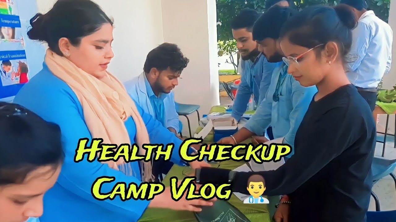 Medical Student health check up Camp vlog | Monad University Helth ...