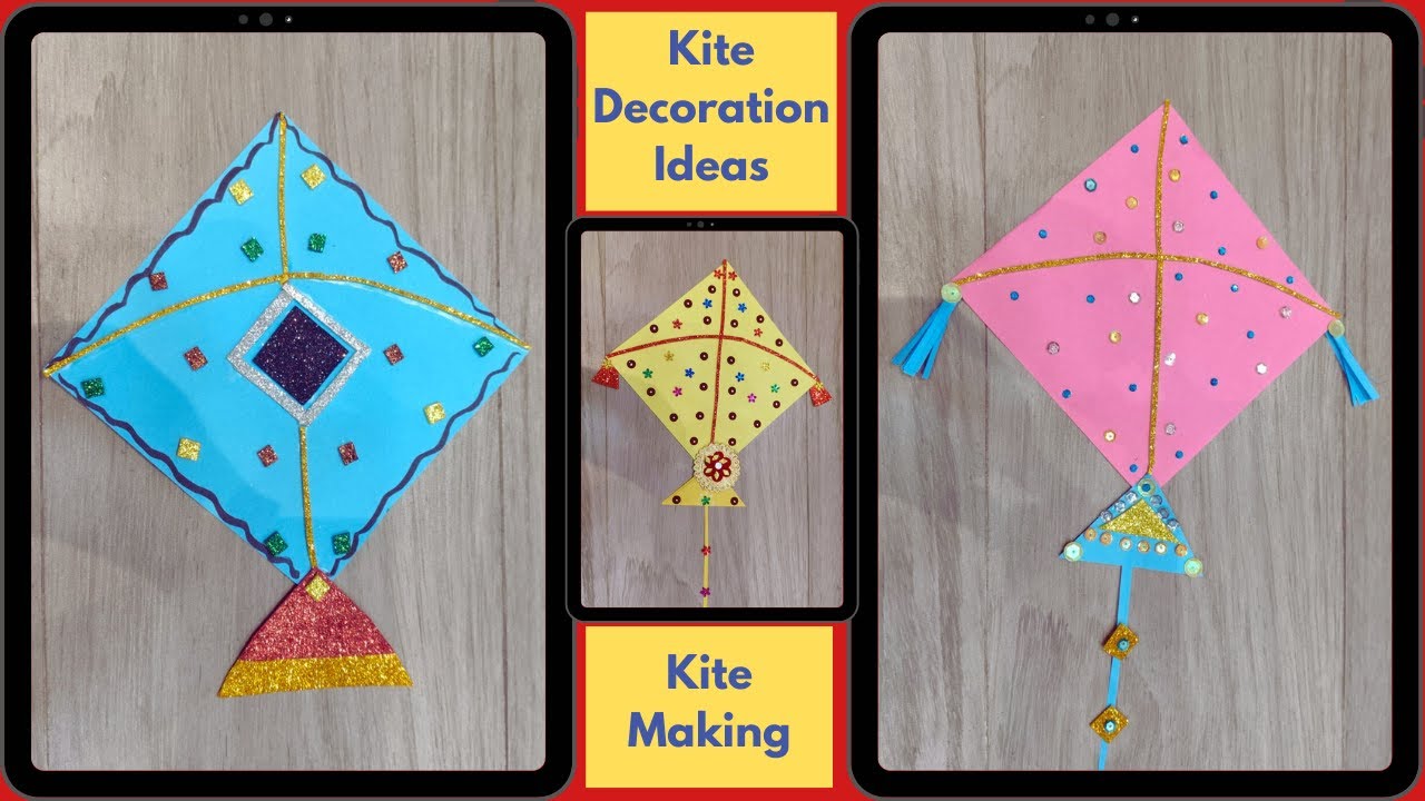 How to make kite | Kite decoration ideas | kite decoration ideas for ...