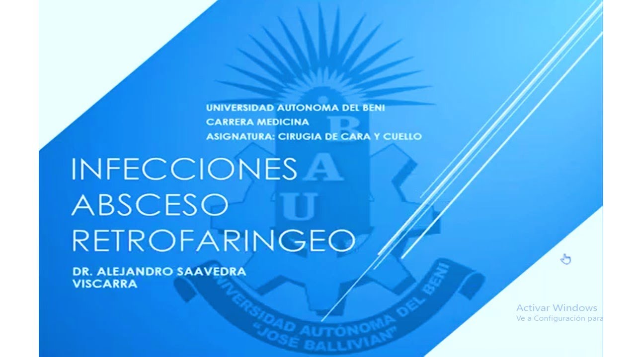 CIRUGIA CARA Y CUELLO - INFECCIONES ABSCESO RETROFARINGEO - YouTube