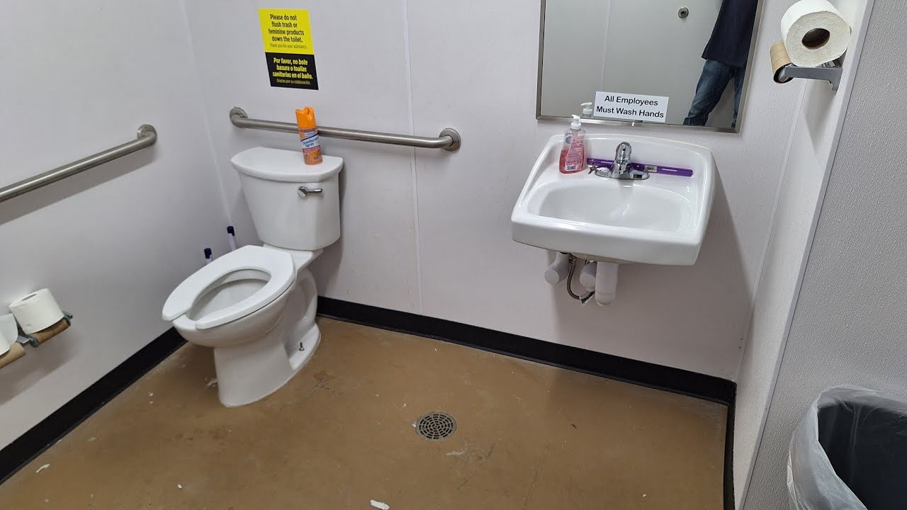 DG Market Unisex Restroom - YouTube