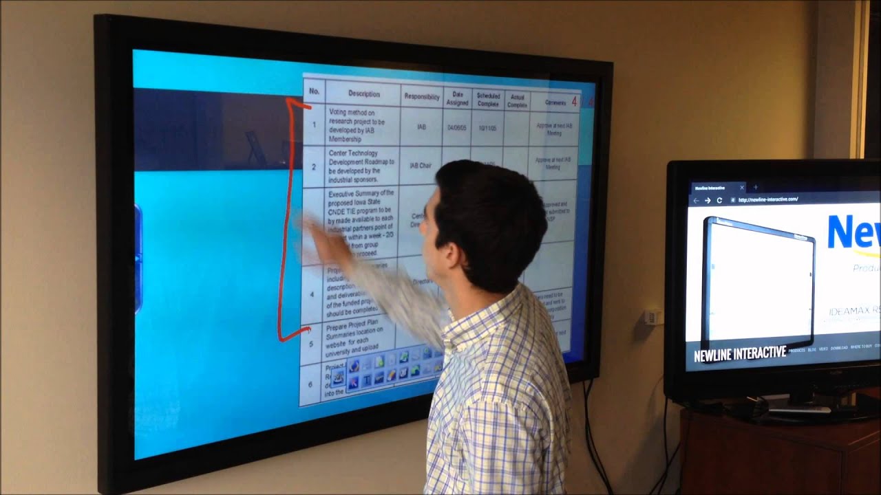 Newline Interactive Ideamax R5 Interactive Whiteboard Newline TruBoard ...