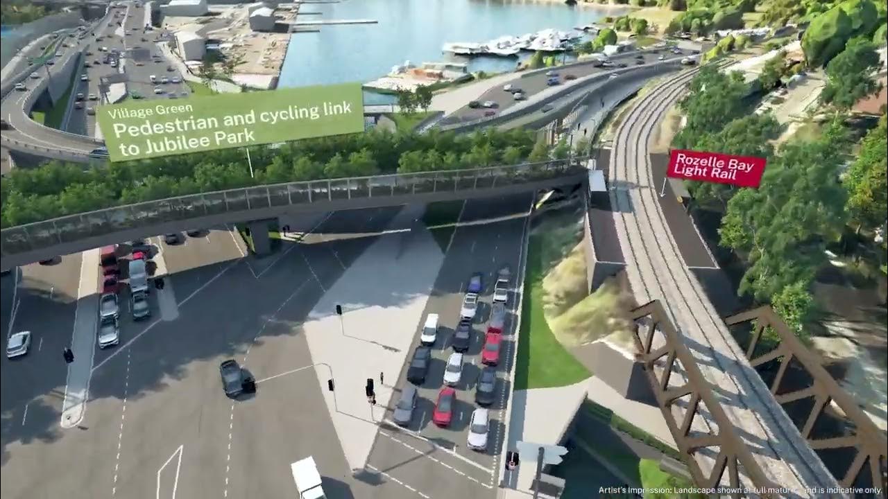 FINAL DESIGNS FOR SYDNEY’S NEWEST PARKLANDS UNVEILVED-Rozelle Int TfNSW - YouTube