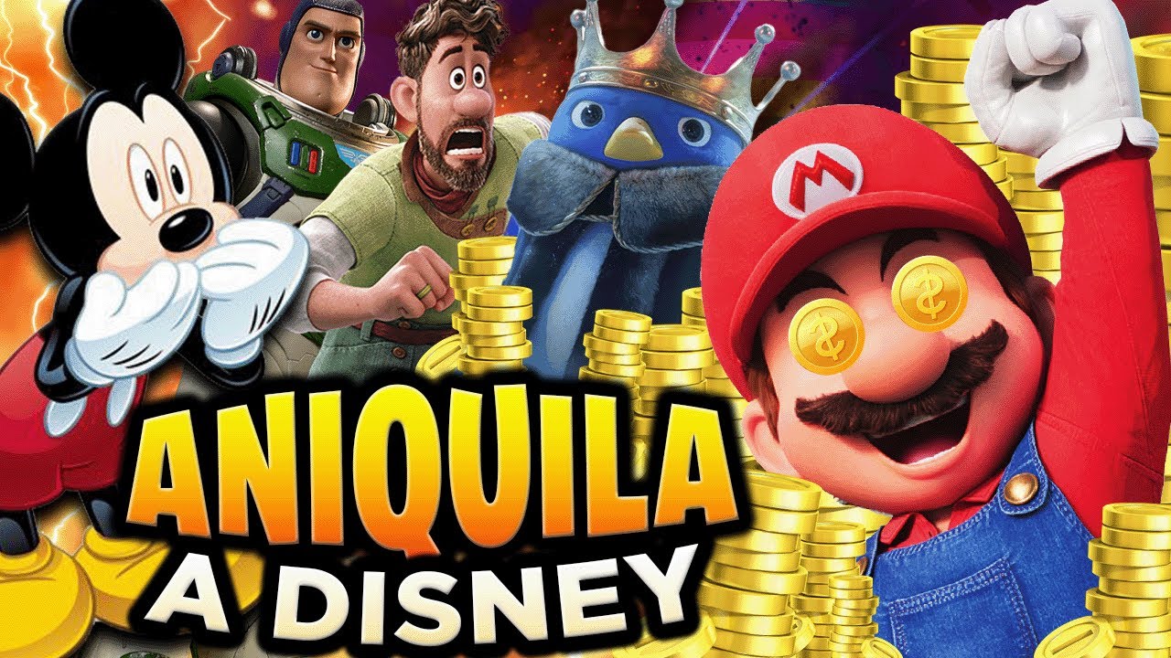 🔥 Super Mario Bros ANIQUILA a Disney en taquilla 🤑 TRIPLICÓ a Encanto ...