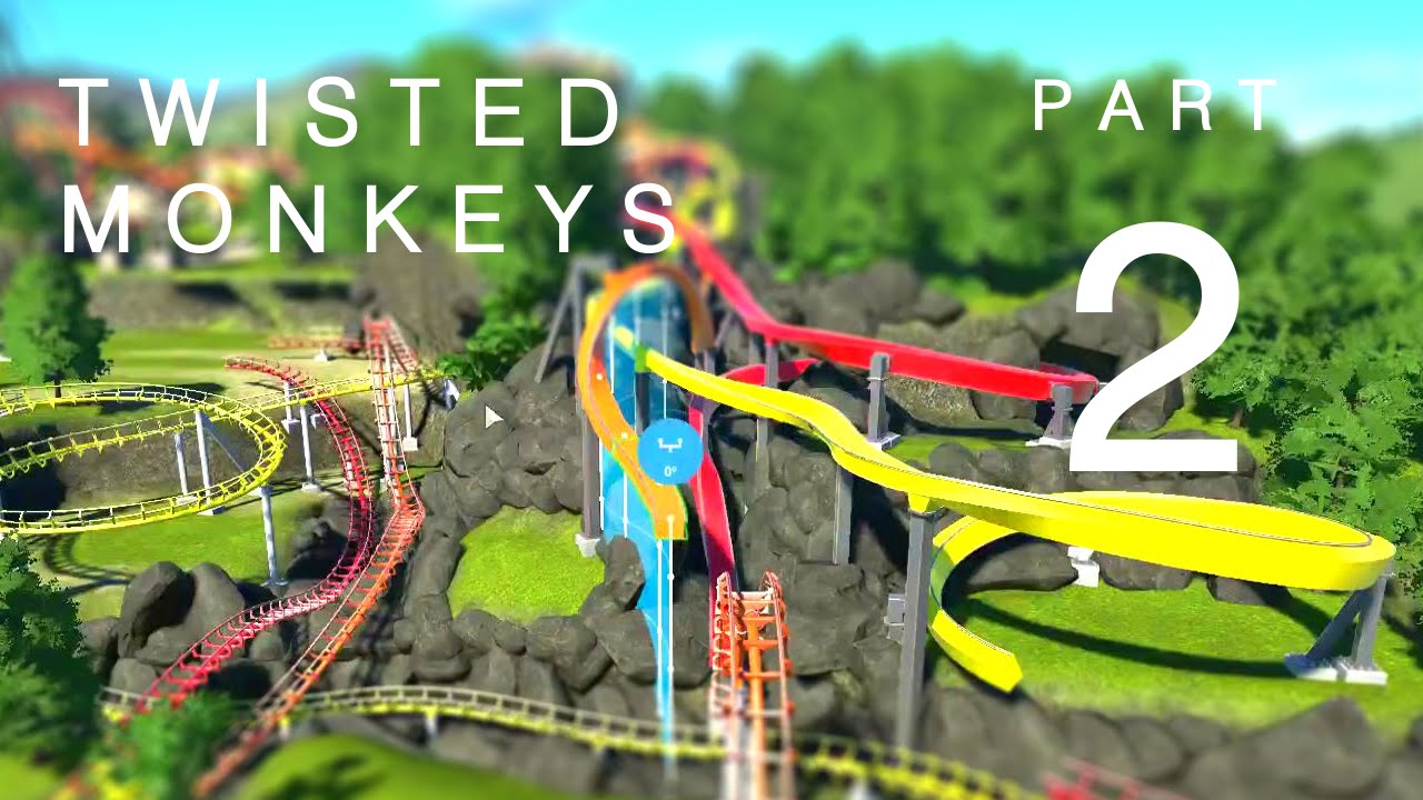 Planet Coaster | Twisted Monkeys - Build Part 2 | Three Monkeys Park ...