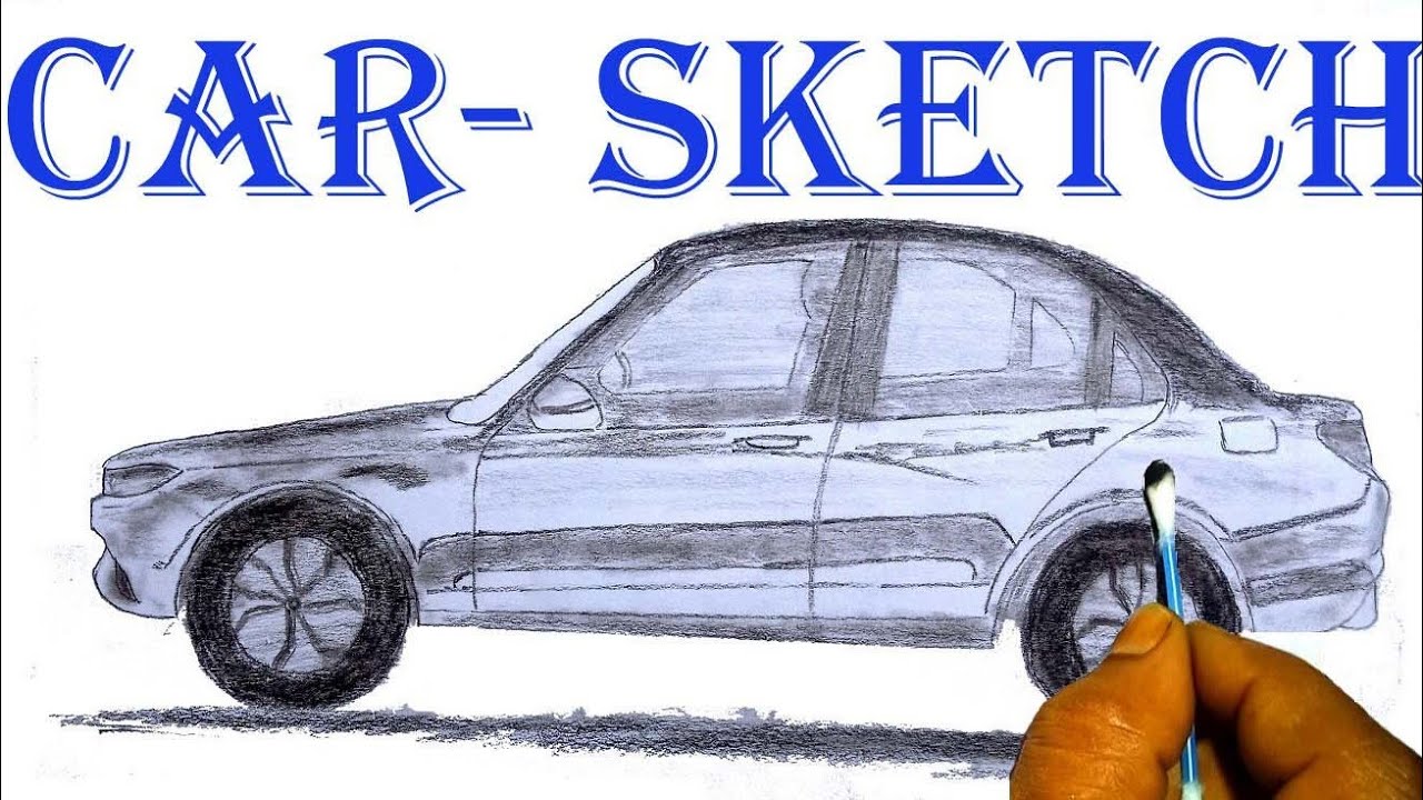 Car Sketch | Car Sketch Easy | Car Sketch Drawing | Car Drawing Easy ...