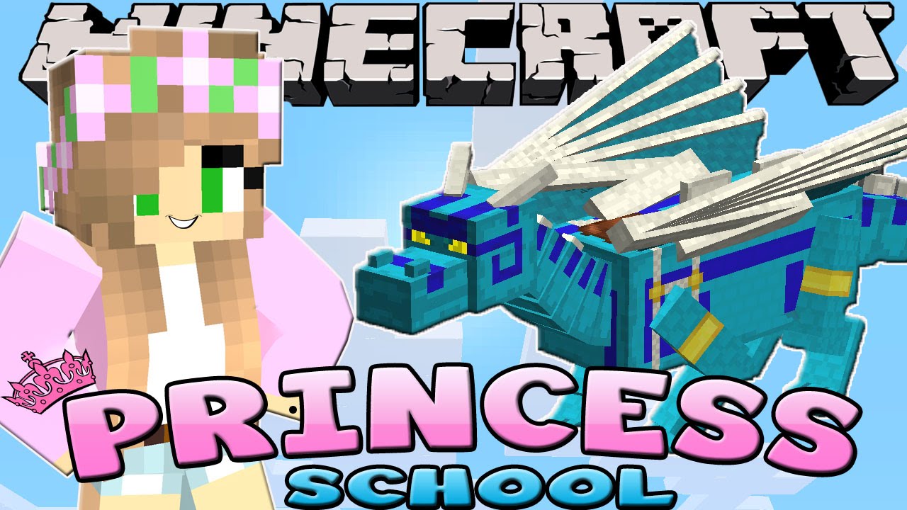 Minecraft Princess School - MAGICAL HIGH GOES TO TRAIN DRAGONS! - YouTube