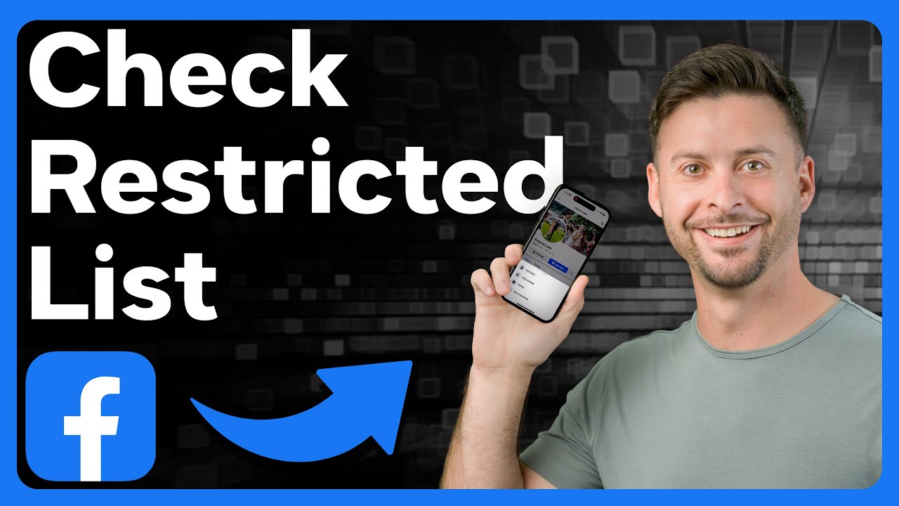 How To Check Restricted List On Facebook - YouTube
