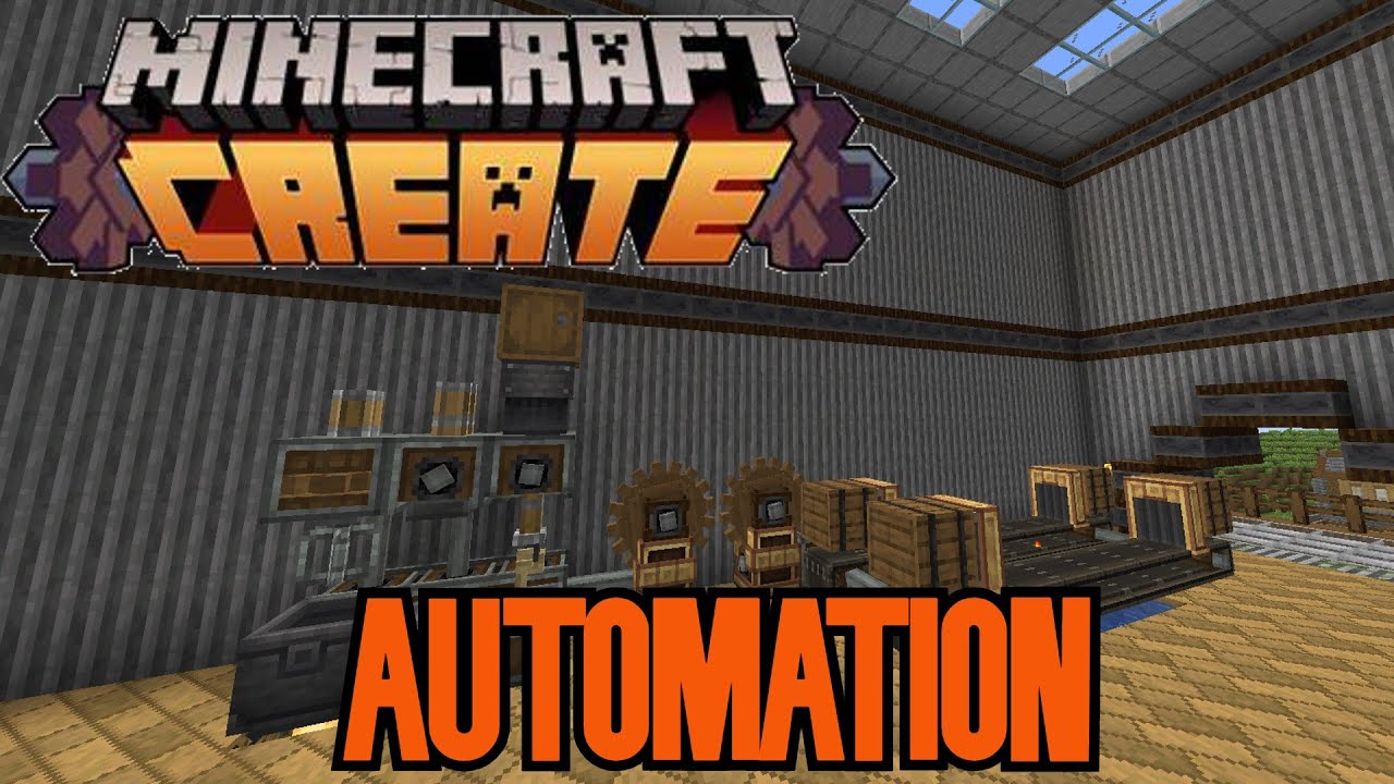 Minecraft Java | JustEm Plays FXNT Create 2 | Ep 9 - Automation. - YouTube