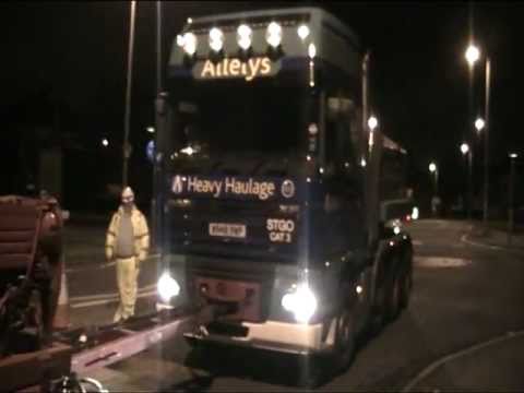 Allelys Heavy Haulage Transformer Move Part 4 - YouTube