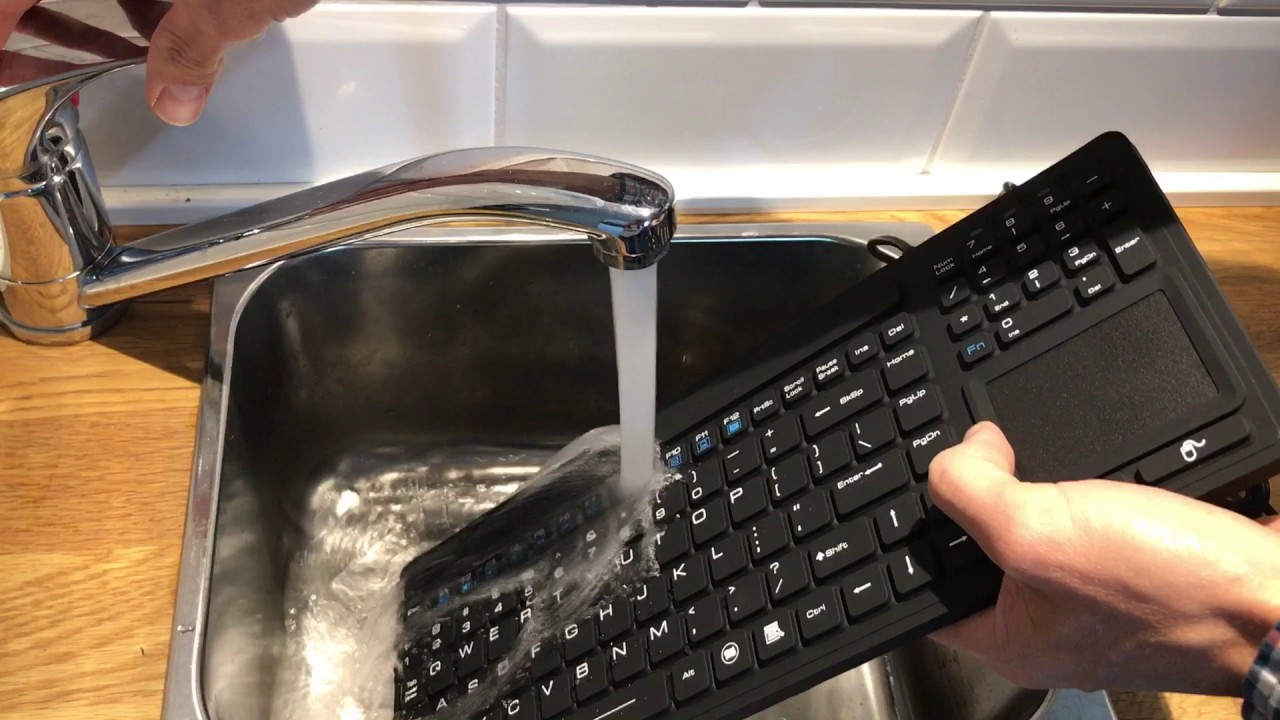 Inputel IP-68 rated Keyboard - YouTube