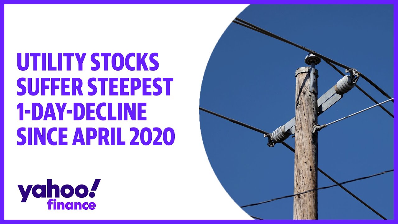 Utilities suffer steepest one-day-decline since April 2020 - YouTube