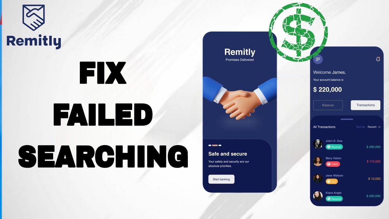 How To Fix And Solve Remitly App Failed Searching | Final Solution ...