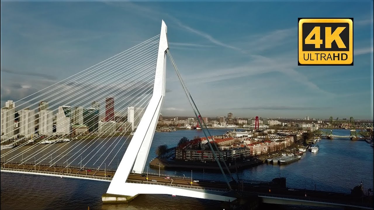 Rotterdam by drone (4K) - YouTube