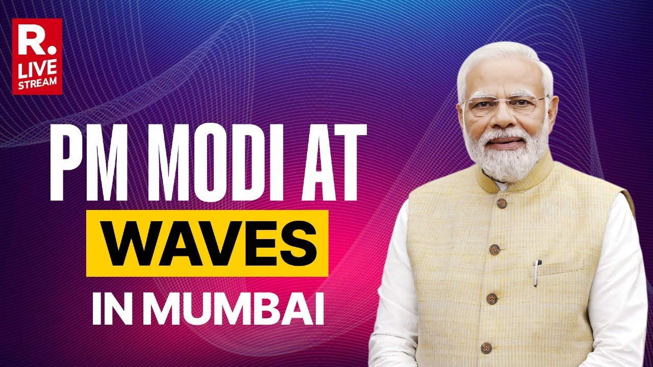 WAVES LIVE: PM Modi Inaugurates World Audio Visual Entertainment Summit ...