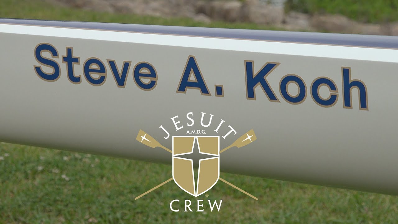 Jesuit Dallas Crew - Steve Koch Boat Dedication - YouTube