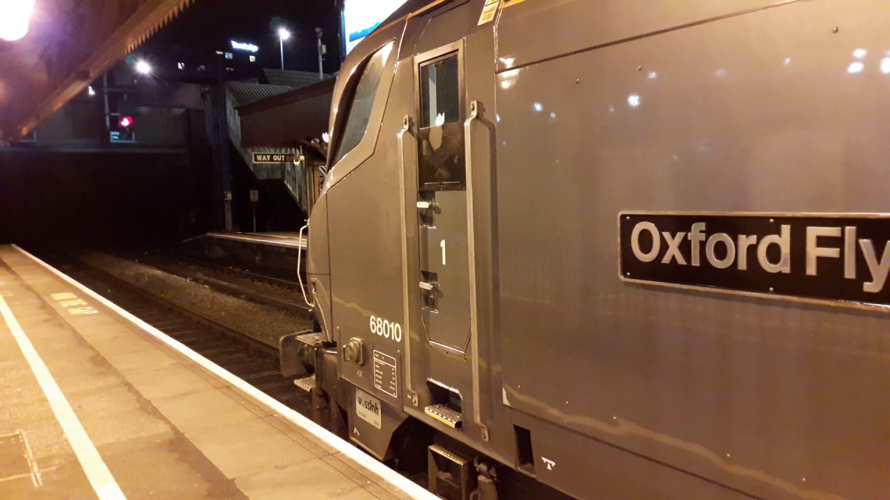 68010 roars from Moor Street with Chiltern Mk3 set - YouTube