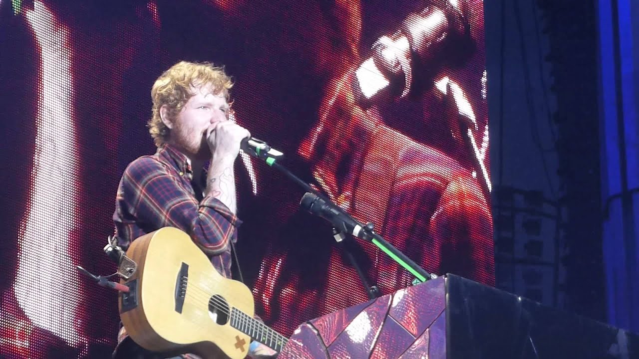 Ed Sheeran Live Croke Park - The Parting glass and The A team - YouTube