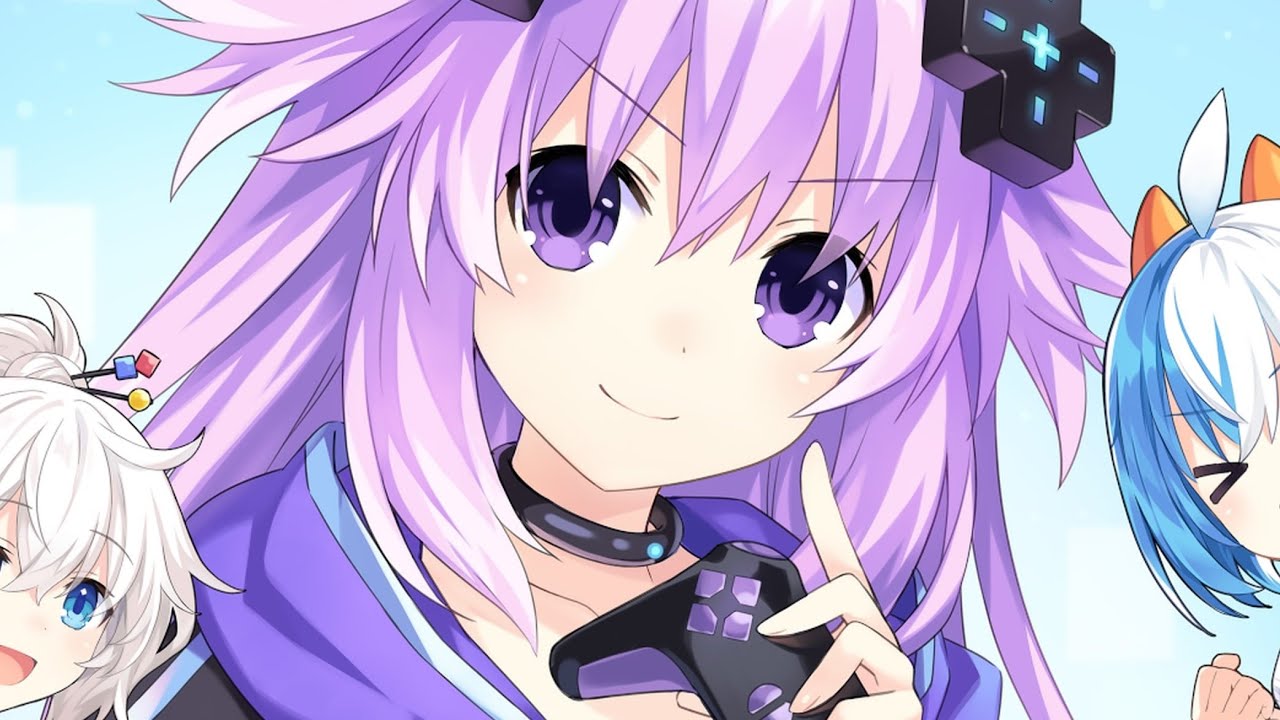Neptunia Game Maker Neptune view live 2d art - YouTube