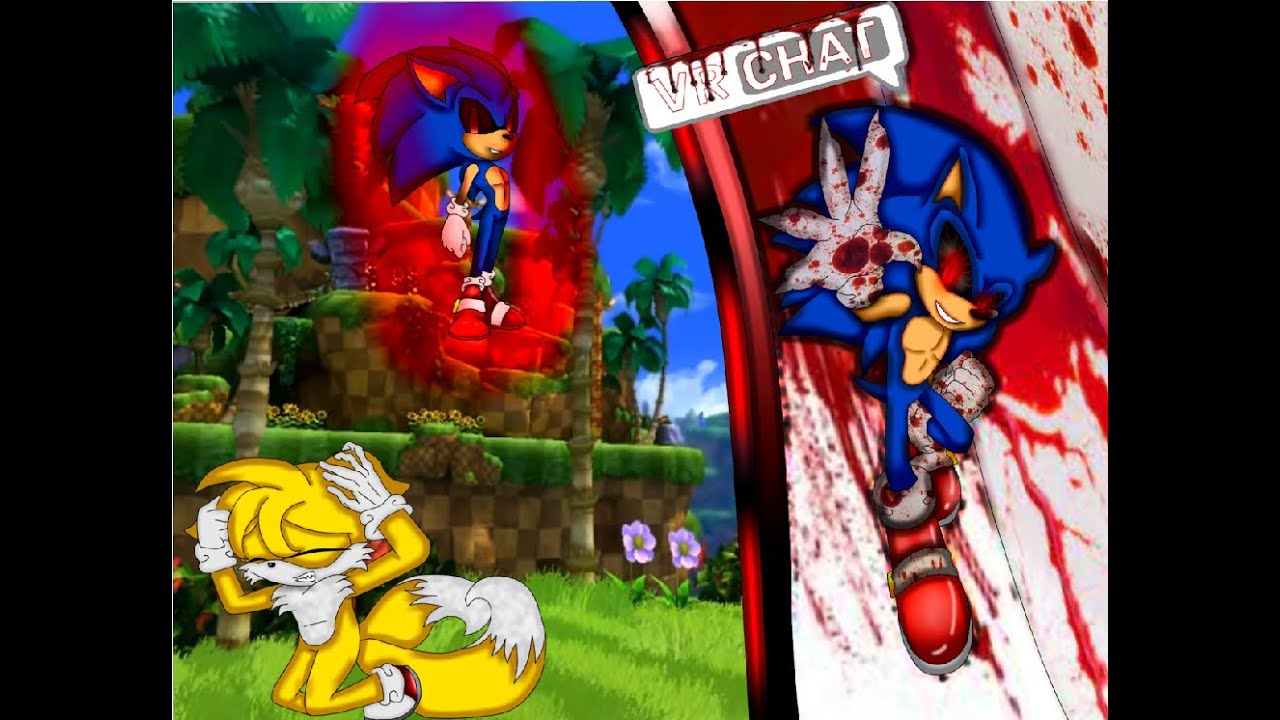 Sonic.Exe returnd ?! Sonic Exe meets Tails ( VRC #1 ) | Sonic.Exe meet ...