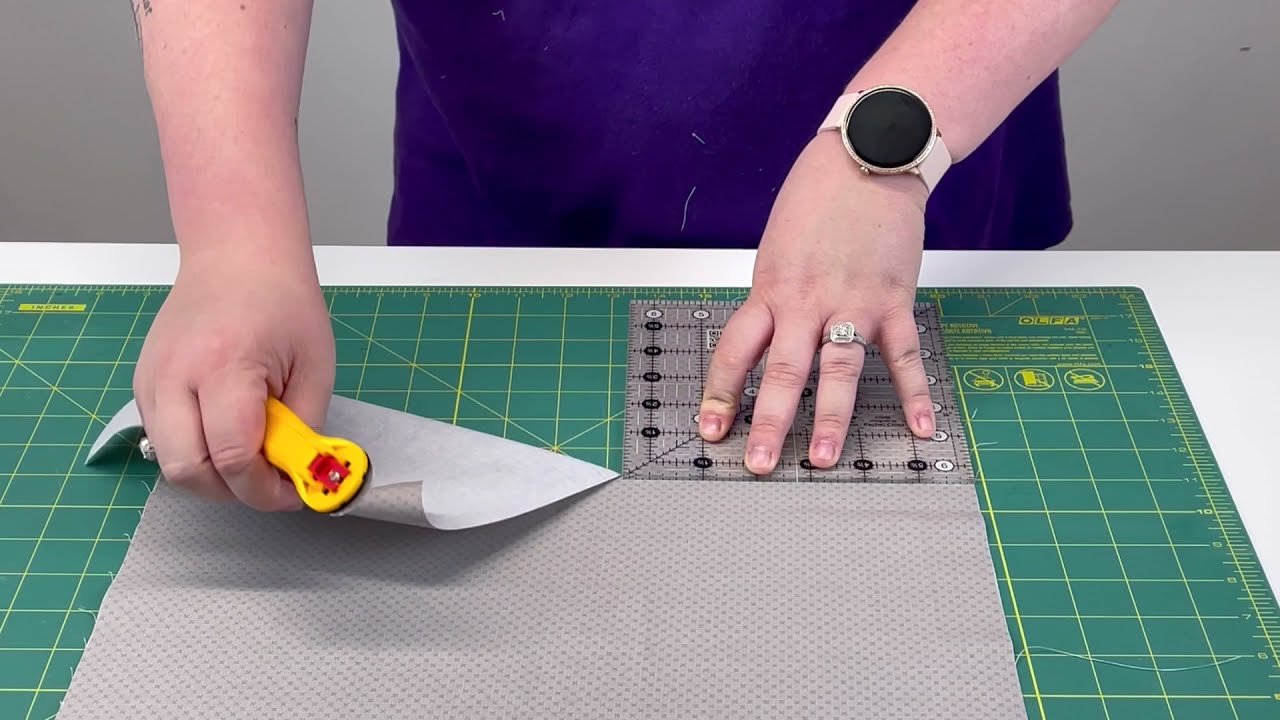 Creative Grids Quilt 6-1/2in Square Ruler Tutorial - YouTube