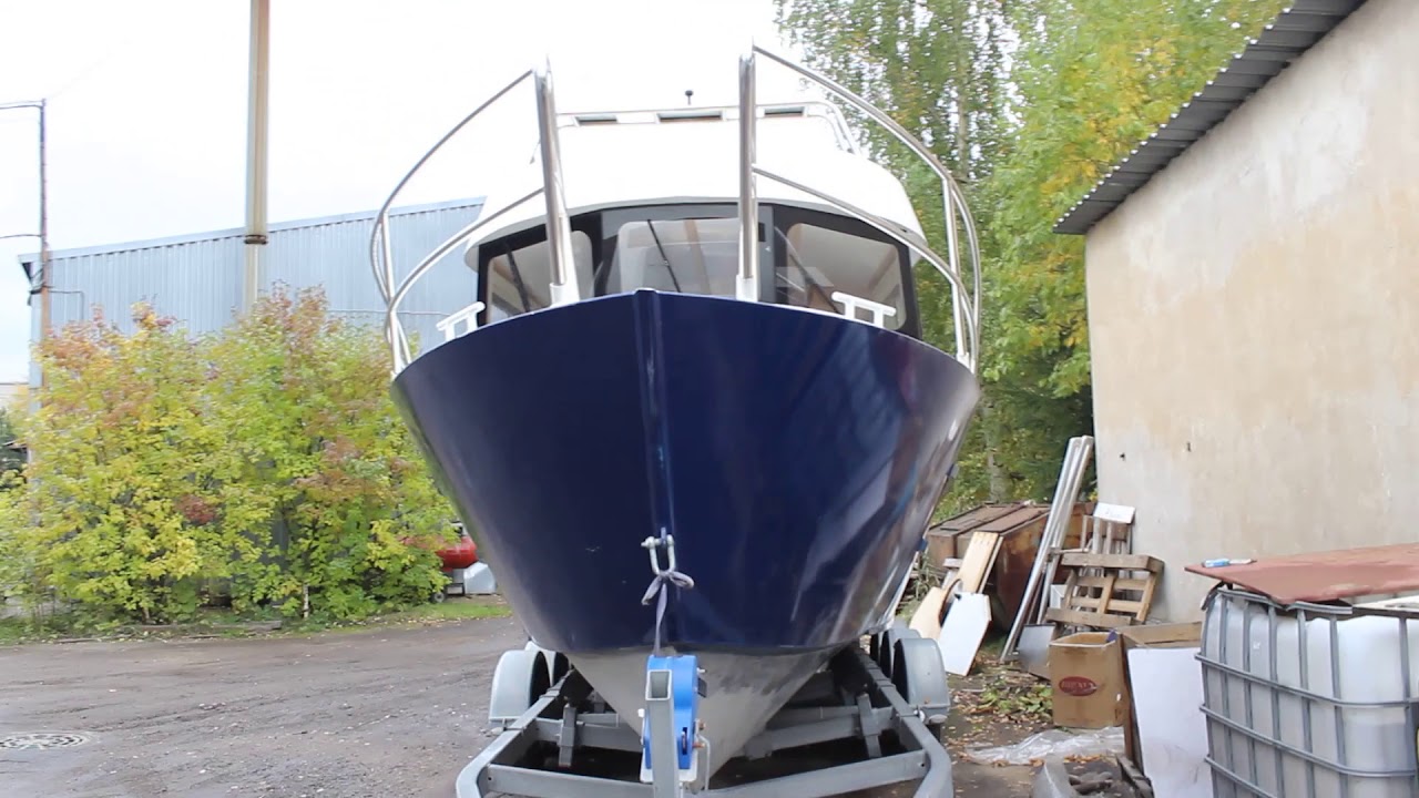 New aluminum boat Yamal 29 - YouTube