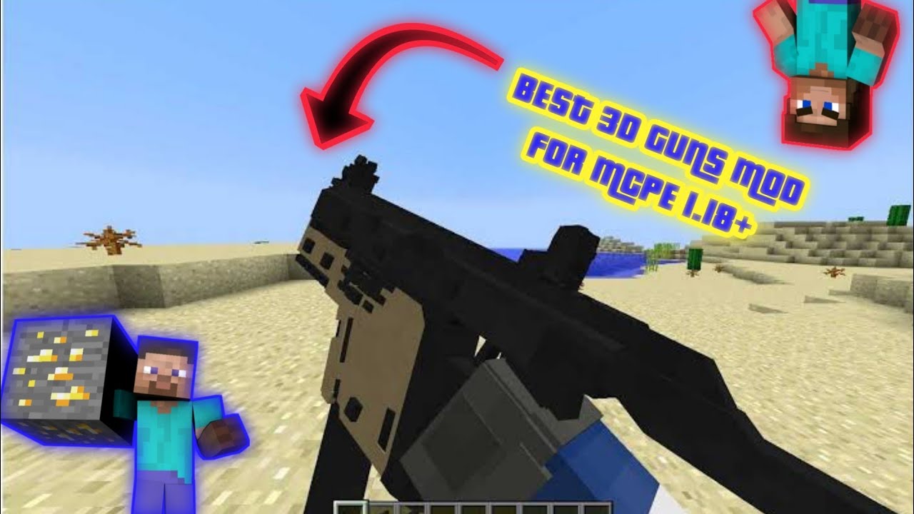 Top 5 best mcpe gun mods or addons for Minecraft pocket edition 1.18 ...