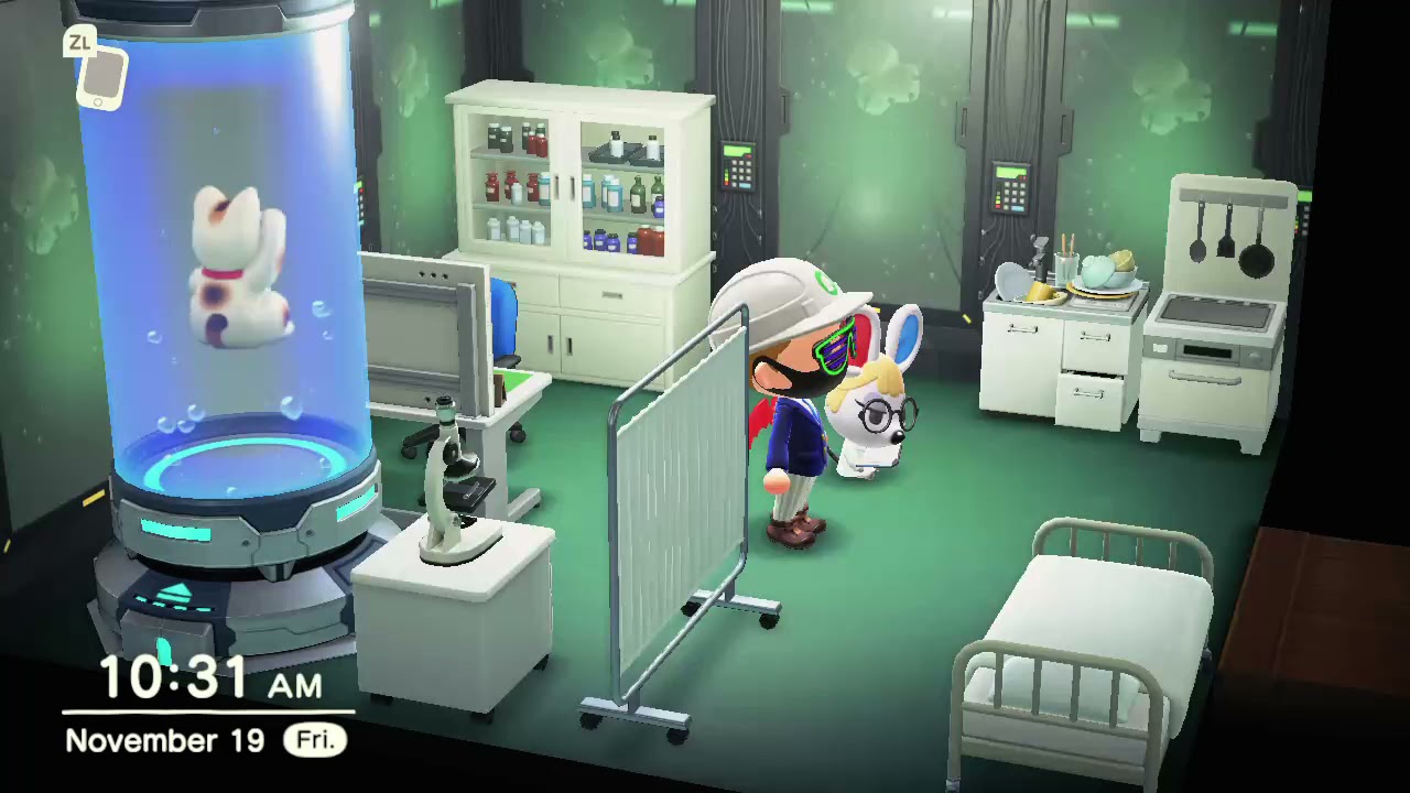 Animal Crossing New Horizon - Petri House interior - YouTube