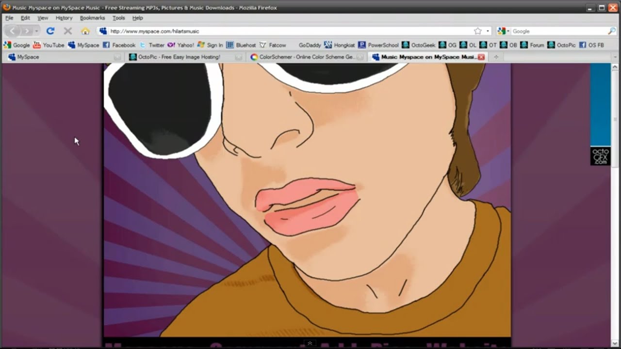 How To Make A Custom Music Myspace Layout - YouTube
