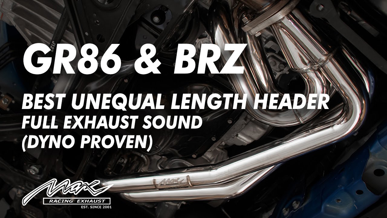 The Best GR86 & BRZ Exhaust Sound Max Racing Full System with Unequal ...