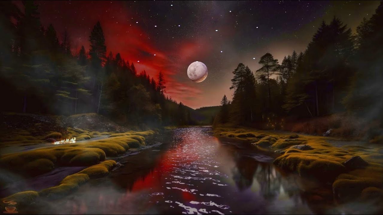 the red river and the moon - YouTube