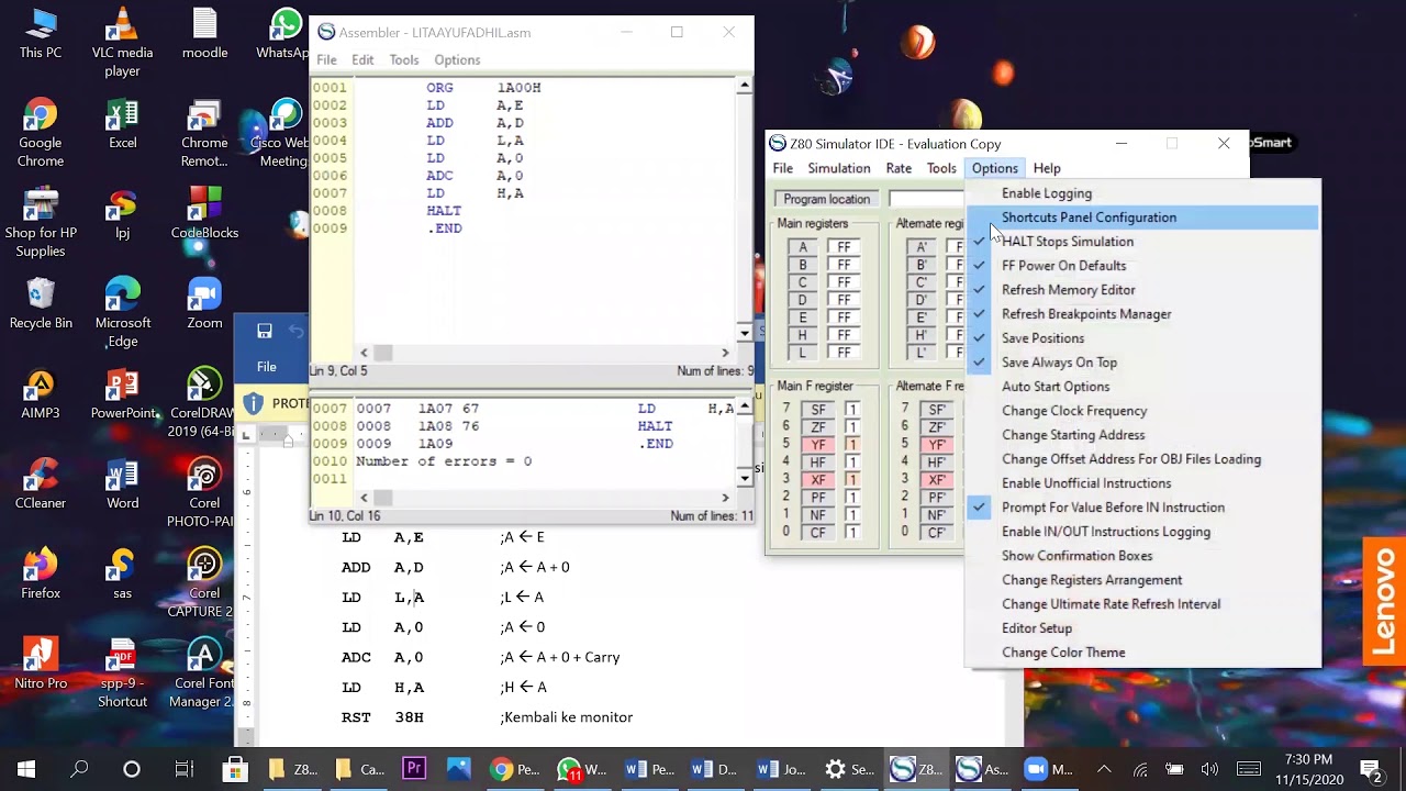 Z80 Simulator Youtube