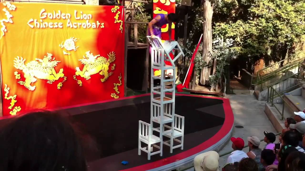 Chinese Chair Stacking Acrobatics Part 2 - YouTube