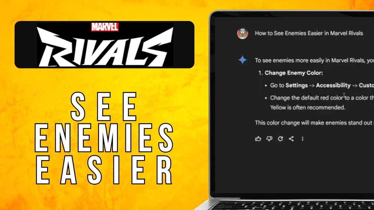 How To See Enemies Easier In Marvel Rivals (2025) Easy Tutorial - YouTube