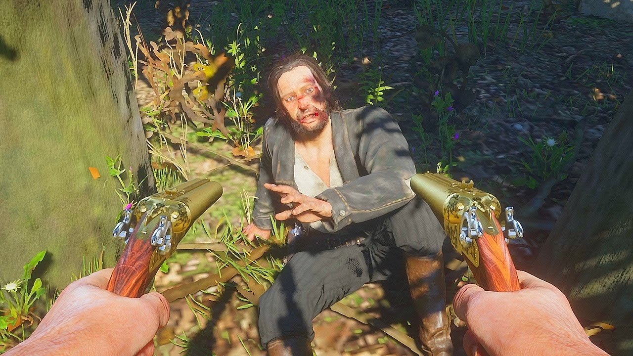 Big Boah Arthur Robbing Kieran - RDR2 - YouTube