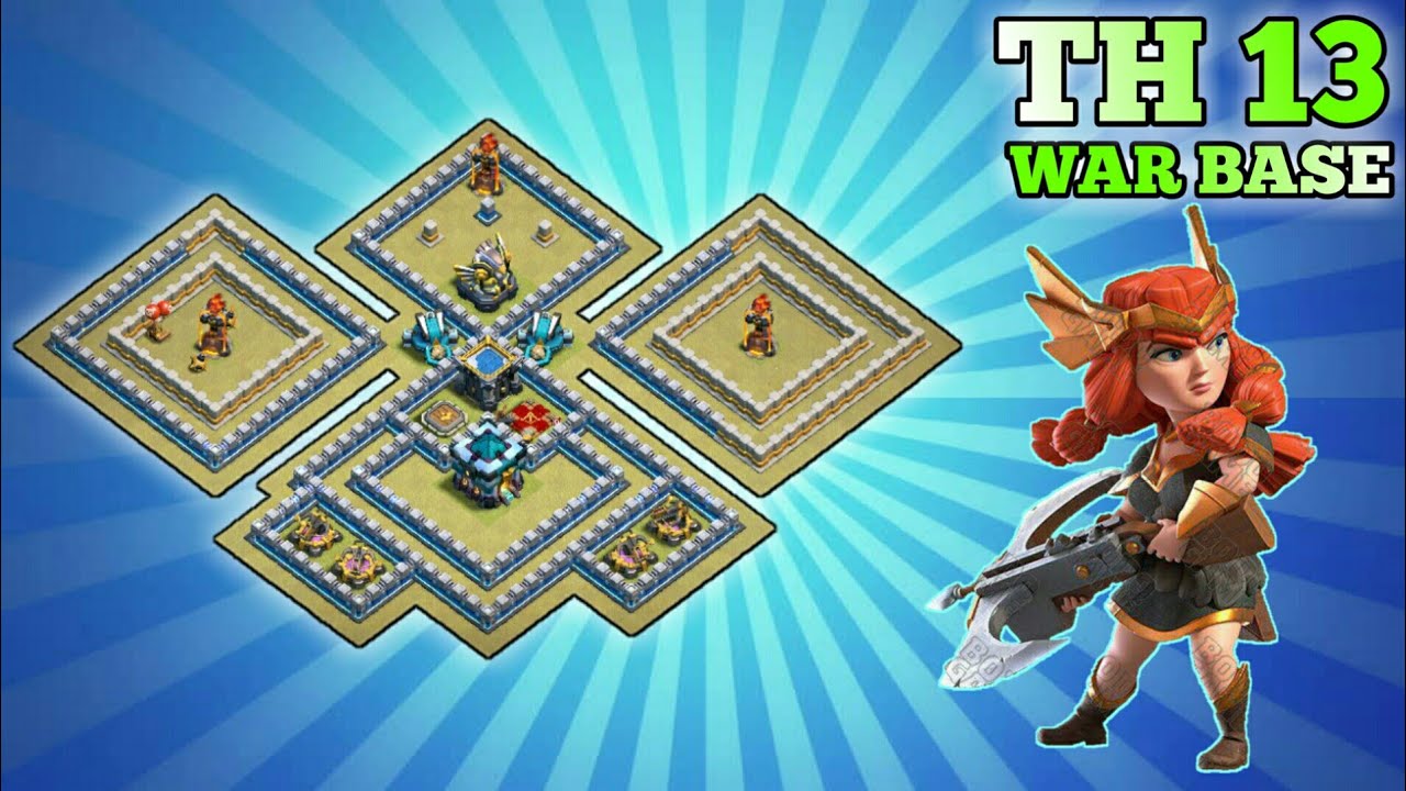 "NEW AMAZING"Th 13 [Townhall13] War Base | Th 13 War Base Layout 2019 ...
