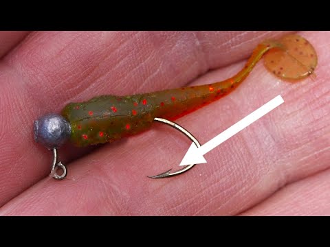 Trout fishing with barbless fish hooks - YouTube