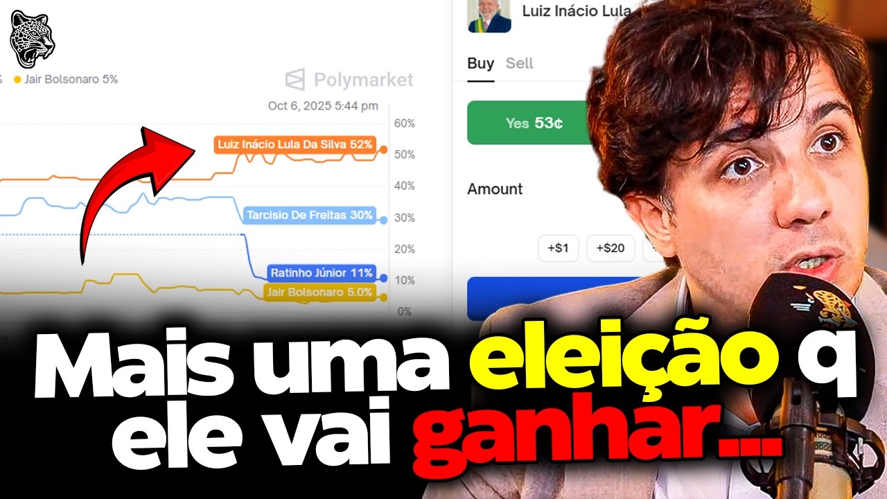 Renan REAGE a CASAS de APOSTAS COLOCAM LULA como FAVORITO em 2026 - YouTube