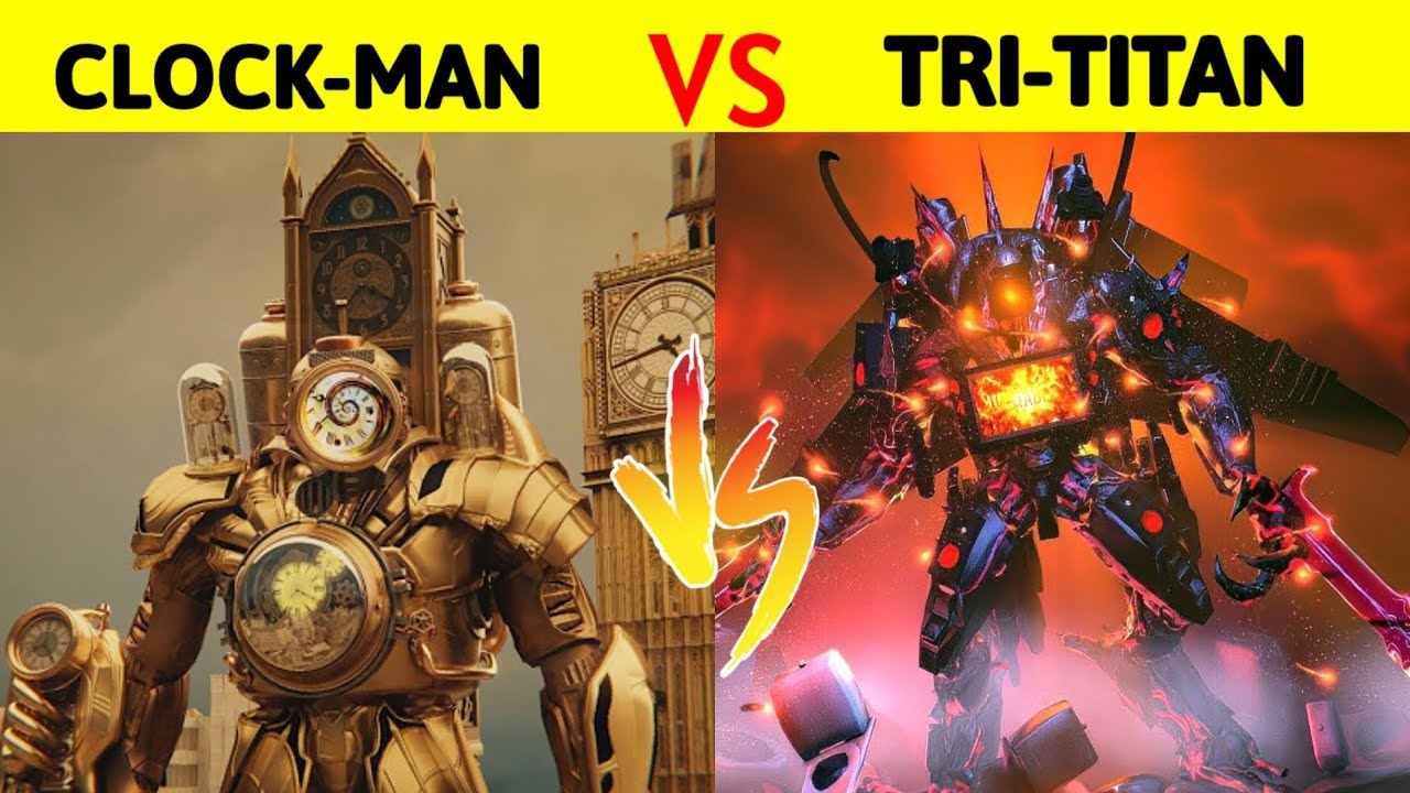 Titan Clock Man Vs Tri Titan | आखिर क्या DOM Studio का शक्तिशाली titan ...