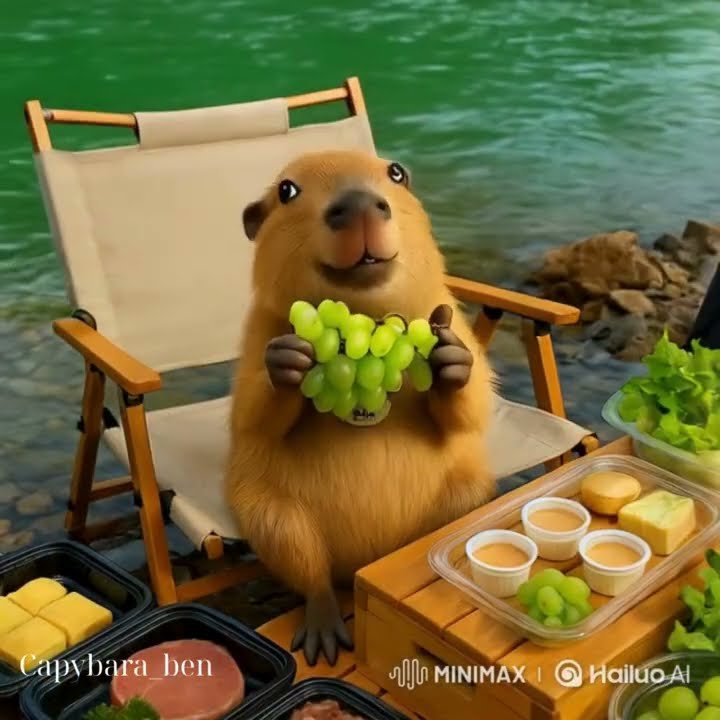 Capy ăn nướng chill giữa suối nhưng CẢNH CUỐI mới thật sự GÂY BÃO! 😱🔥”# ...