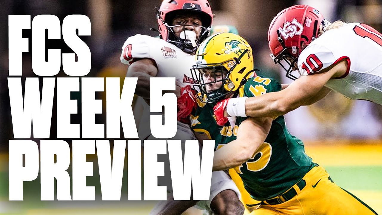 FCS Football Week 5 Preview - North Dakota State vs Illinois State & Wofford vs Mercer - YouTube