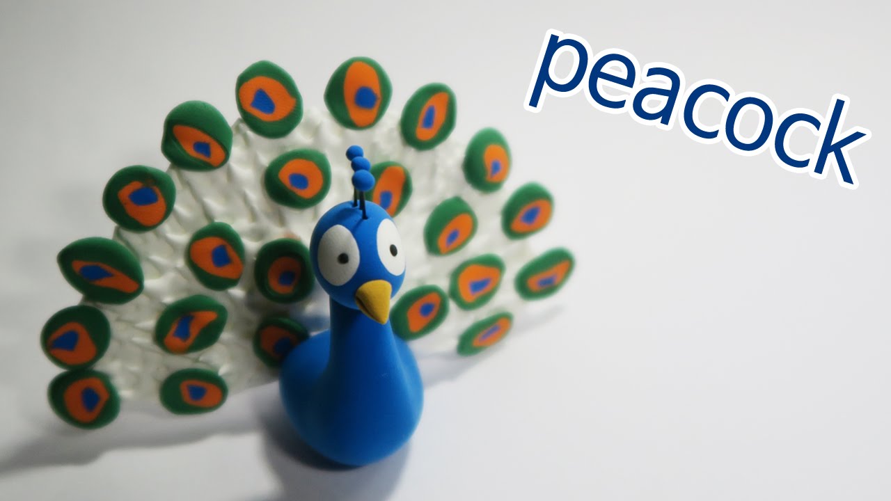 아이클레이로 만들기! 공작새 만들기 how to make Peacock/tutorial/ DIY - YouTube