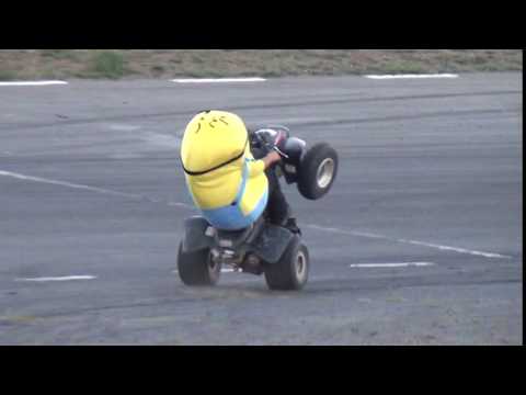 Minion at monster truck show - YouTube