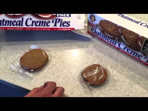 Oatmeal Creme Pies Different Sizes - YouTube