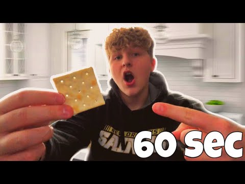Saltine Cracker Challenge (6 Crackers In 60 Seconds) - YouTube