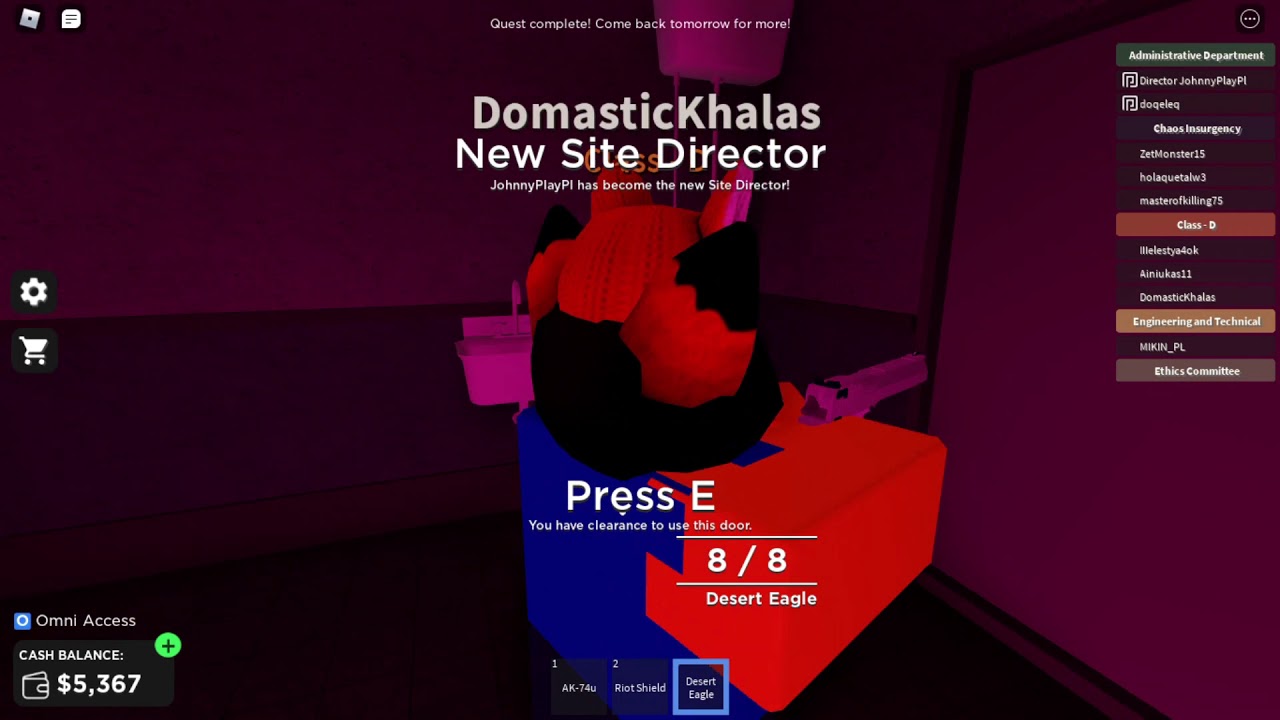 Rioting as Class D | [SCP] Area 47 - YouTube