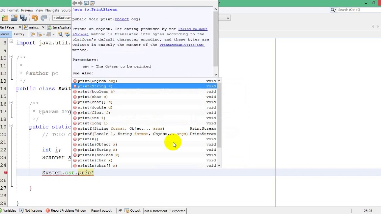java basic afsomali day4 Switch - YouTube