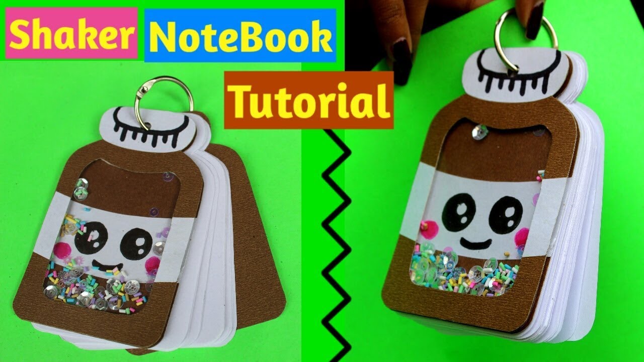 Very Easy DIY Shaker NoteBook | Friendship Day Gift | - YouTube