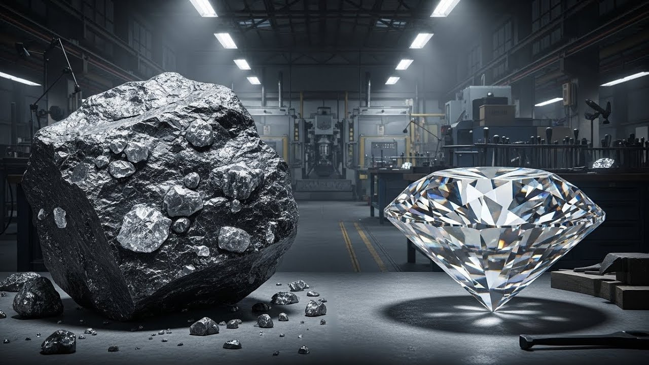 Inside a Diamond Factory: From Raw Stone to Finished Perfection - YouTube