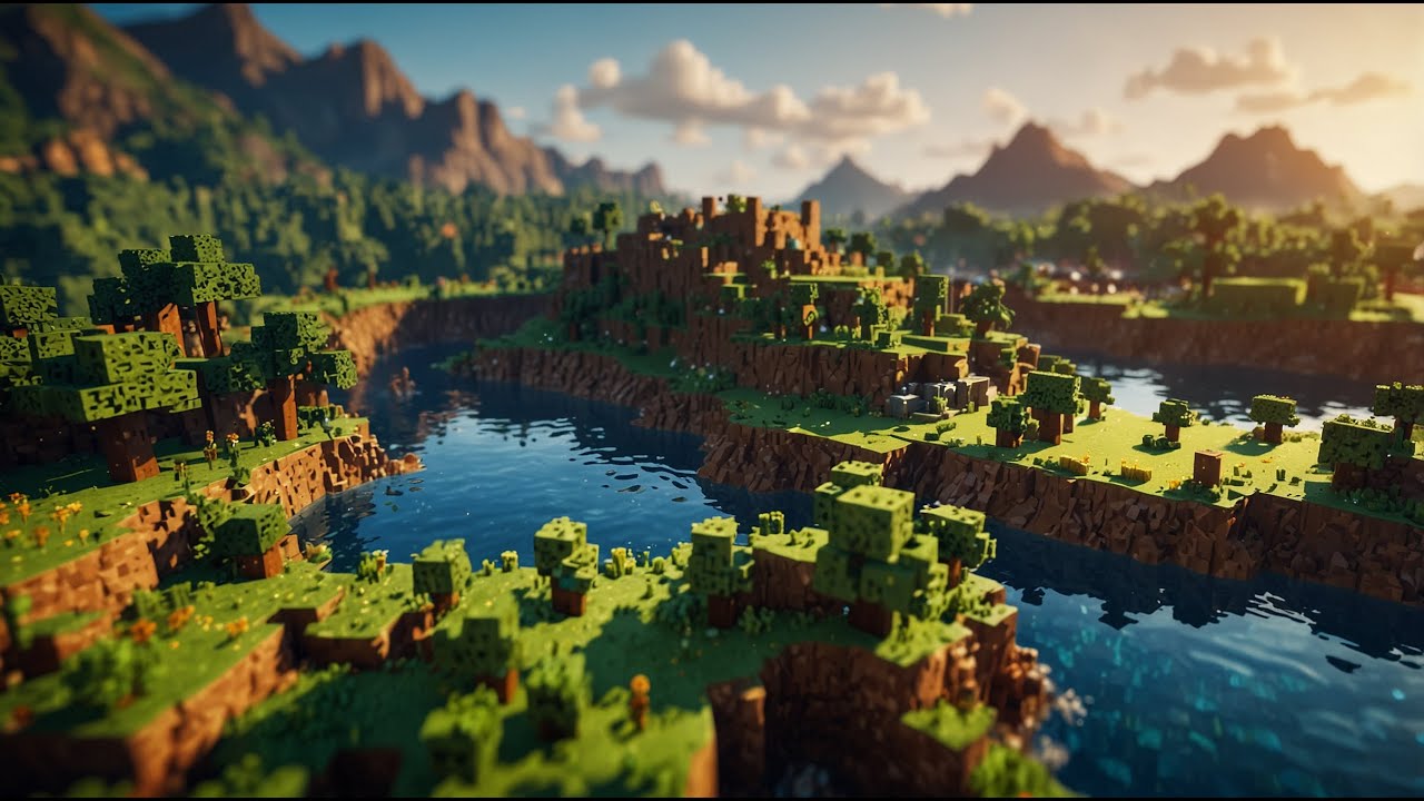 Surreal Minecraft: A Journey through Realms of Imagination For TV ...